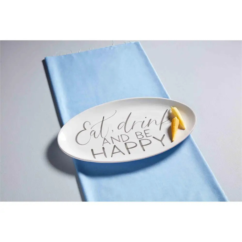 Eat Drink Happy Platter – Haley's Furnishings Co.